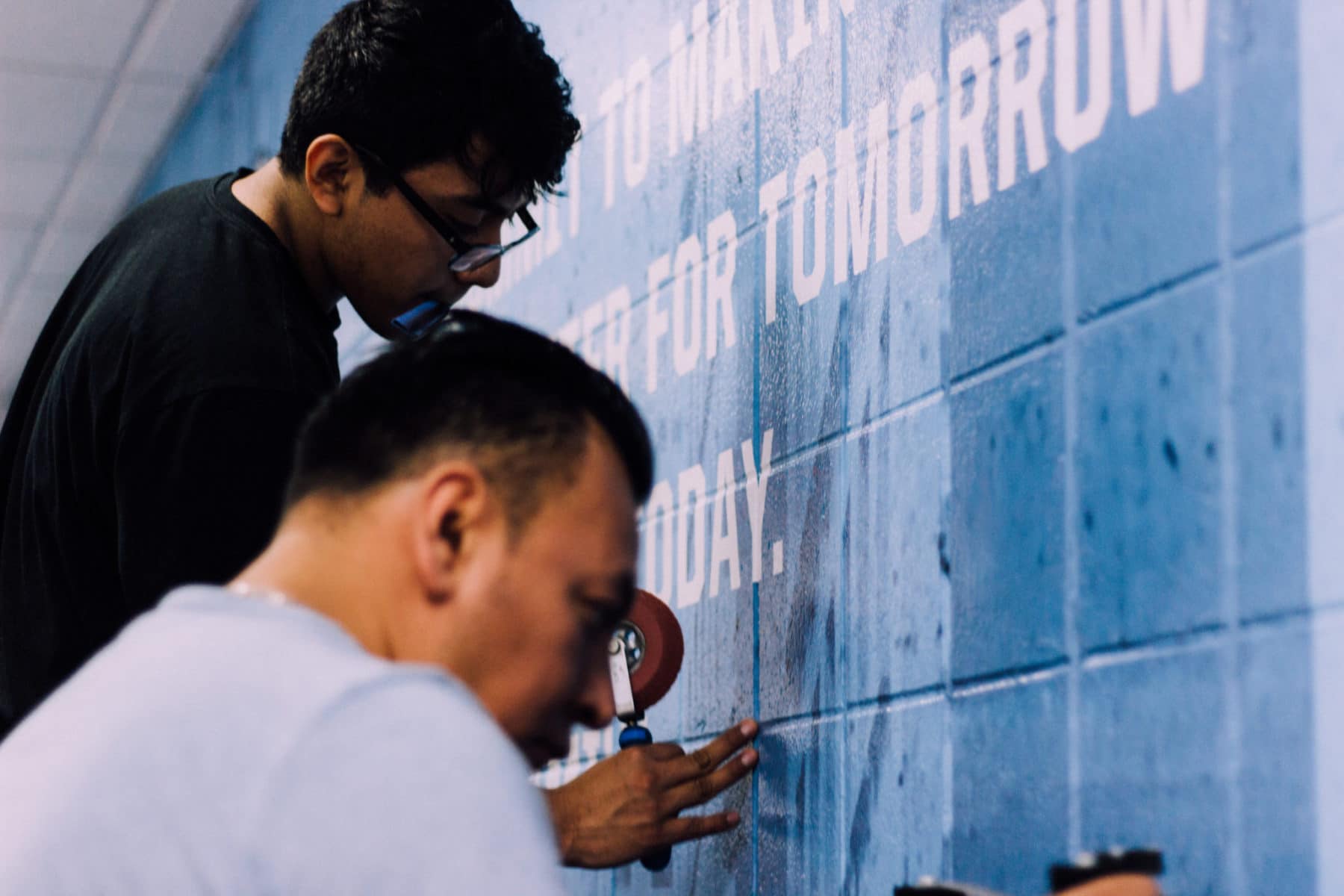 Columbia Dodge Fitness Center Mural - Large Format Digital Print